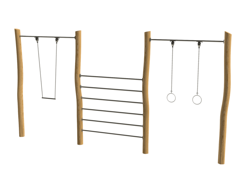 Robinia klim- en turntoestel